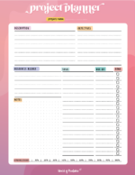 Simple Project Plan Template - World of Printables