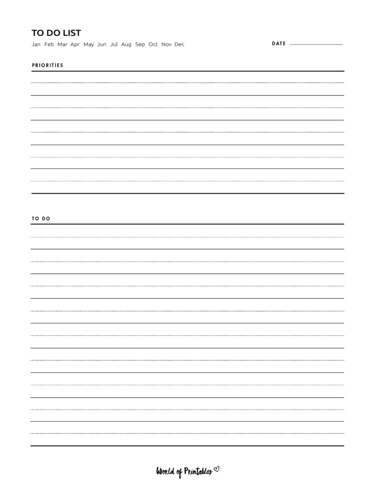32 To Do List Templates