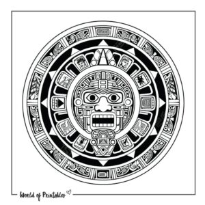 Aztec Tattoo Designs - 135 Printable Designs & Ideas - World of Printables