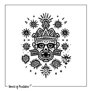 Aztec Tattoo Designs - 135 Printable Designs & Ideas - World of Printables