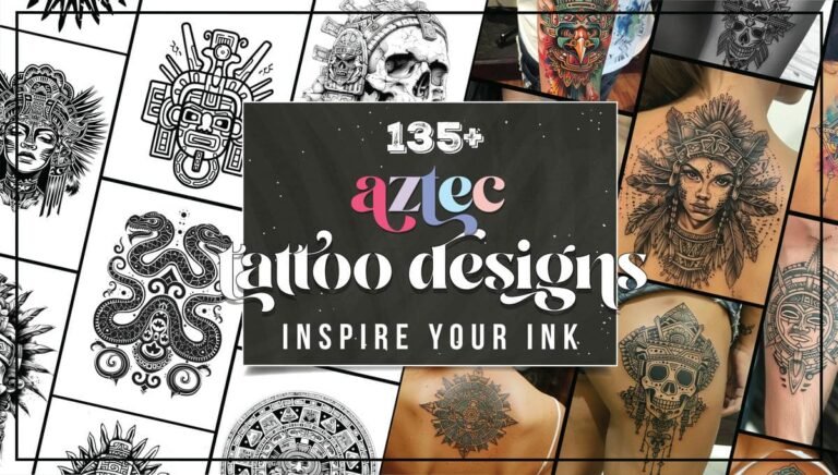 Aztec Tattoo Designs - 135 Printable Designs & Ideas - World of Printables