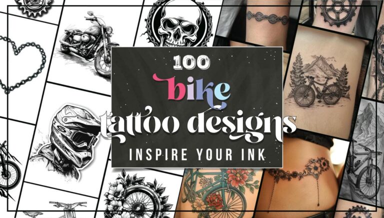 Bike Tattoo Designs - 100 Printable Designs & Ideas - World of Printables