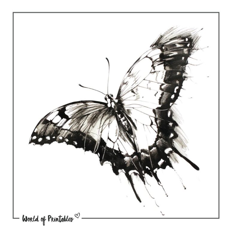 Butterfly Tattoo Designs - 260 Printable Designs & Ideas - World of ...