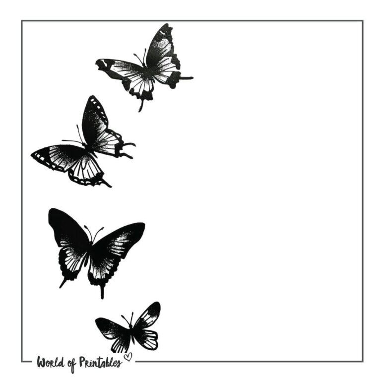 Butterfly Tattoo Designs - 260 Printable Designs & Ideas - World of ...