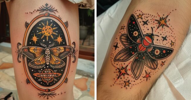 Butterfly and Star Tattoo Designs - 55+ Printable Designs & Ideas ...