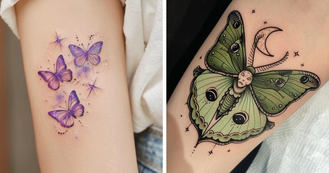 Butterfly and Star Tattoo Designs - 55+ Printable Designs & Ideas ...