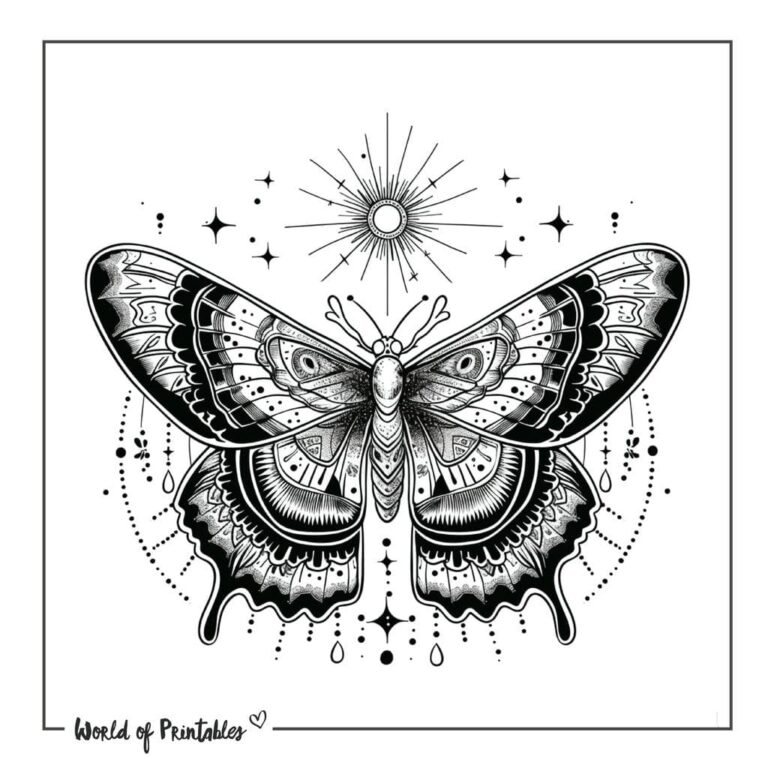 Butterfly and Star Tattoo Designs - 55+ Printable Designs & Ideas ...