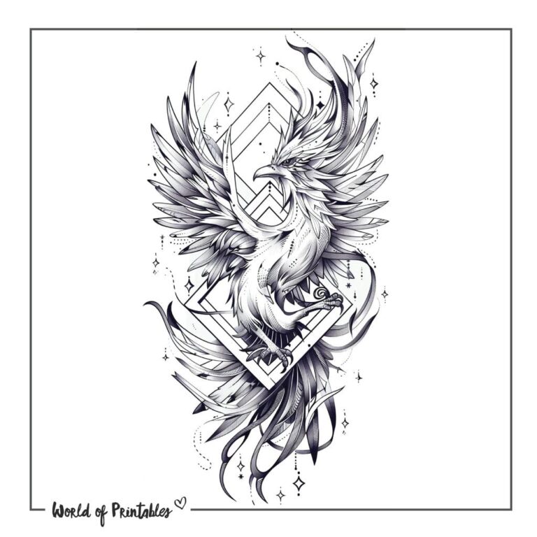 Bird Tattoo Designs - 400+ Printable Designs & Ideas - World of Printables