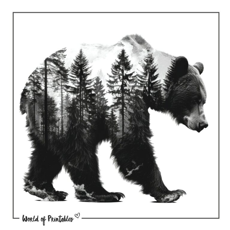 Bear Tattoo Designs - 130 Printable Designs & Ideas - World of Printables