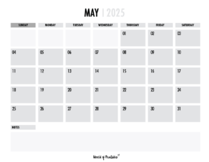 May 2025 Calendars | 100+ Best - World of Printables