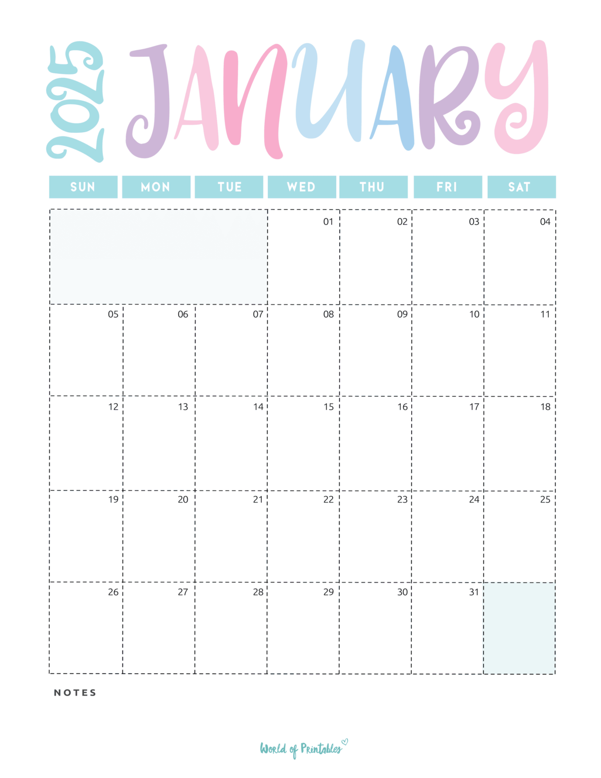 Free Printable Calendars For 2021 & 2022 - World of Printables