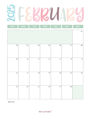 Free Printable Calendars For 2021 & 2022 - World of Printables