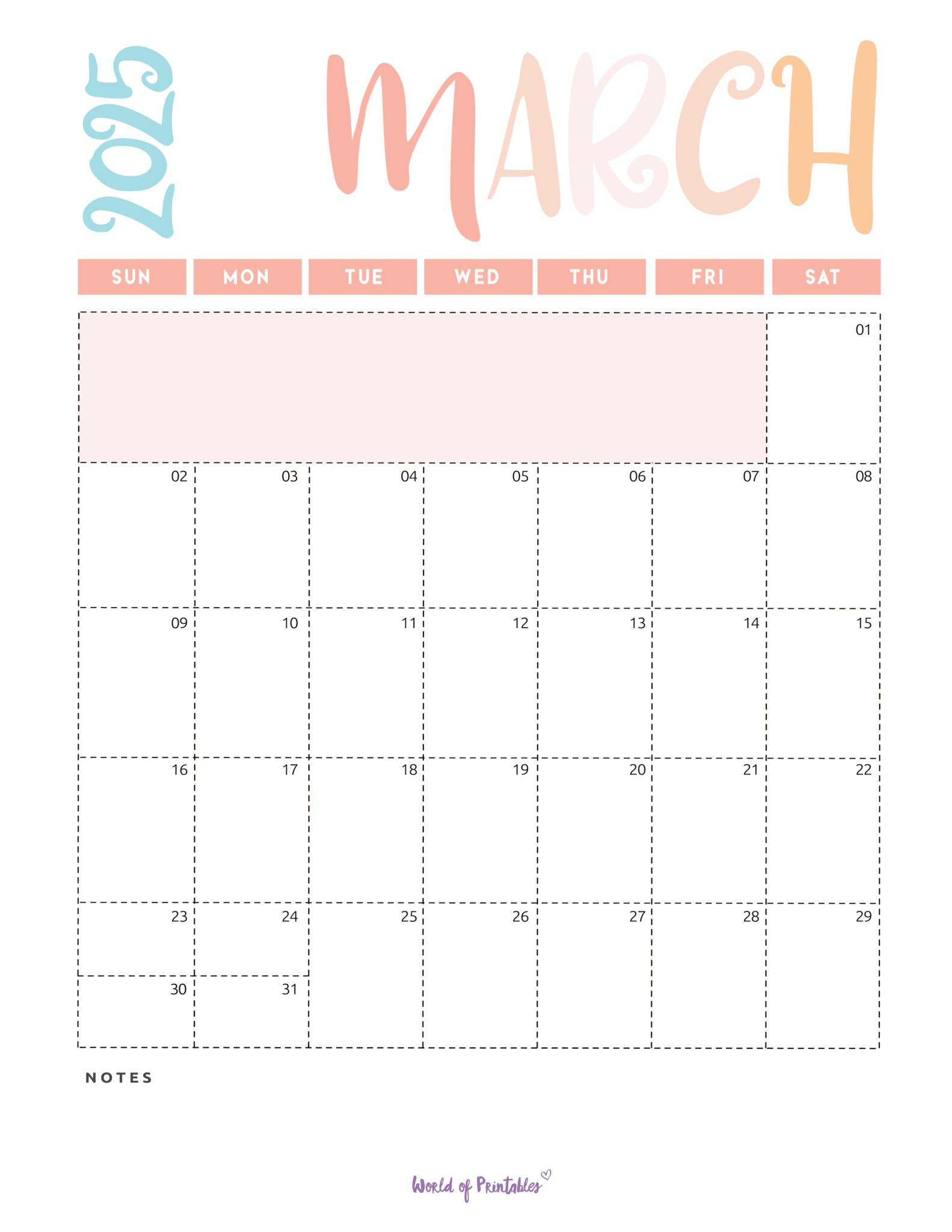 Free Printable Calendars For 2021 & 2022 - World of Printables