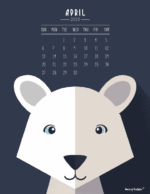 Fun Calendars - Featuring Animals and Bright Colors - World of Printables