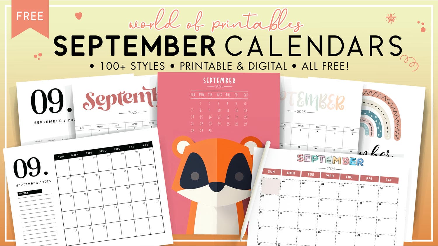 2024 Calendars - World of Printables