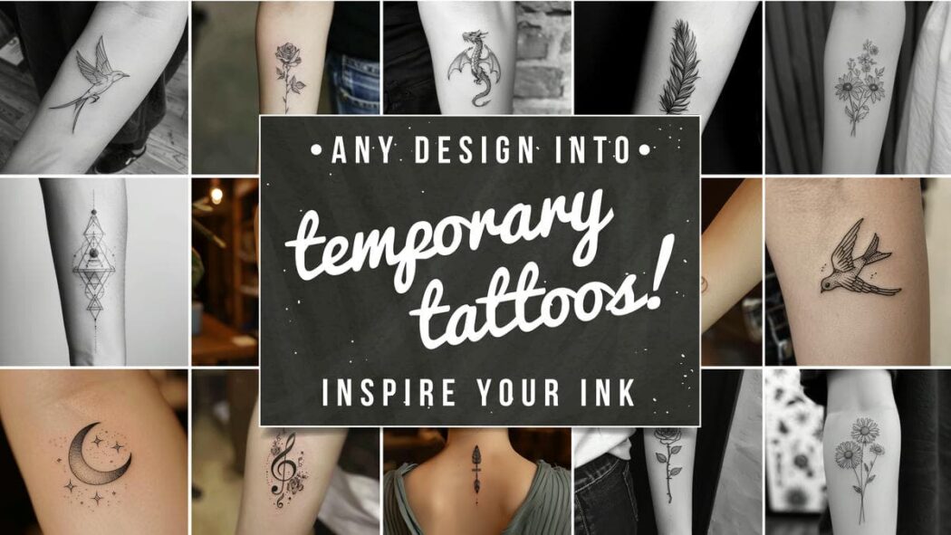 Temporary Tattoos: Get Creative with Customizable Designs - World of ...