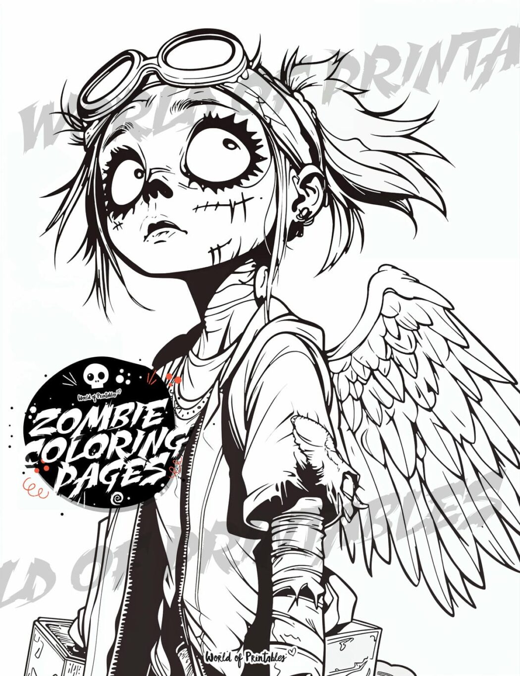 Unleash Your Creativity with Our Zombie Coloring Pages Collection ...