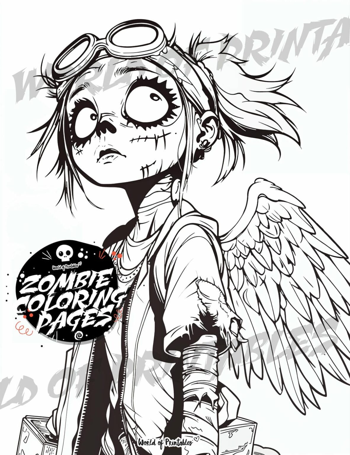 Unleash Your Creativity with Our Zombie Coloring Pages Collection ...