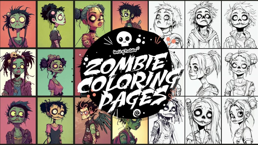 Unleash Your Creativity with Our Zombie Coloring Pages Collection ...