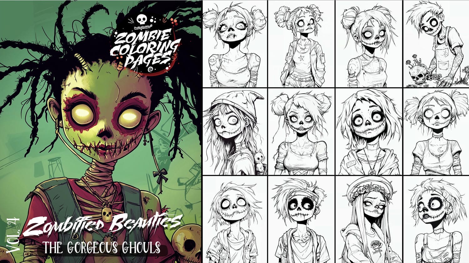 Unleash Your Creativity with Our Zombie Coloring Pages Collection ...