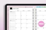 Digital Monthly Planner - Stylish & Free - World of Printables