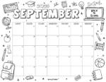 2025 Coloring Calendar - Free Printables - World of Printables