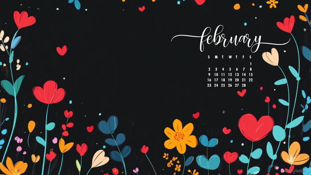 February Calendar Wallpaper | 230 Best Desktop & Phone Backgrounds