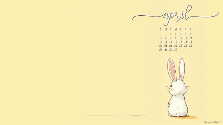 April Calendar Wallpaper | 125+ Best Desktop & Phone April Backgrounds