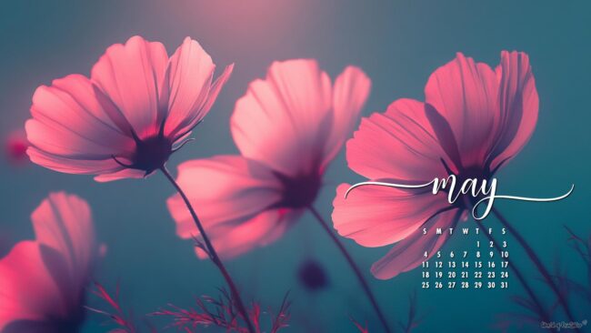 Free May 2025 Calendar Wallpapers