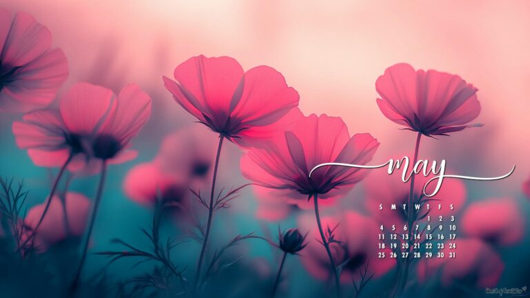 Free May 2025 Calendar Wallpapers