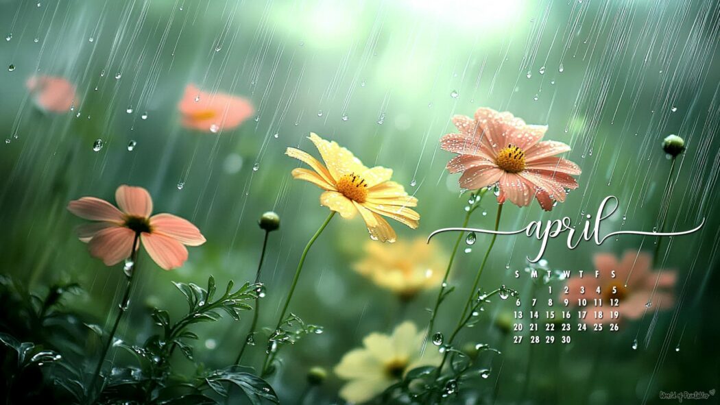 April Calendar Wallpaper | 125+ Best Desktop & Phone April Backgrounds