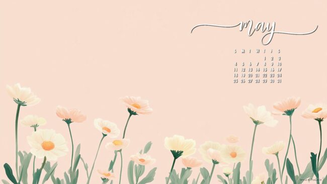 Free May 2025 Calendar Wallpapers