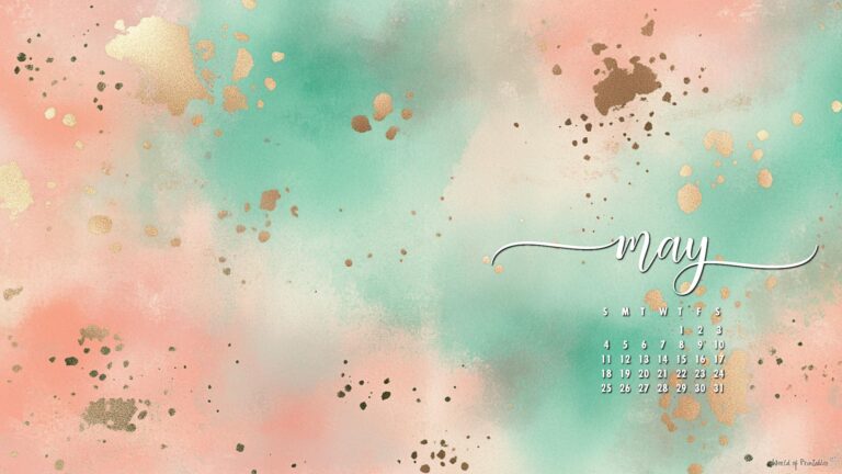 Free May 2025 Calendar Wallpapers