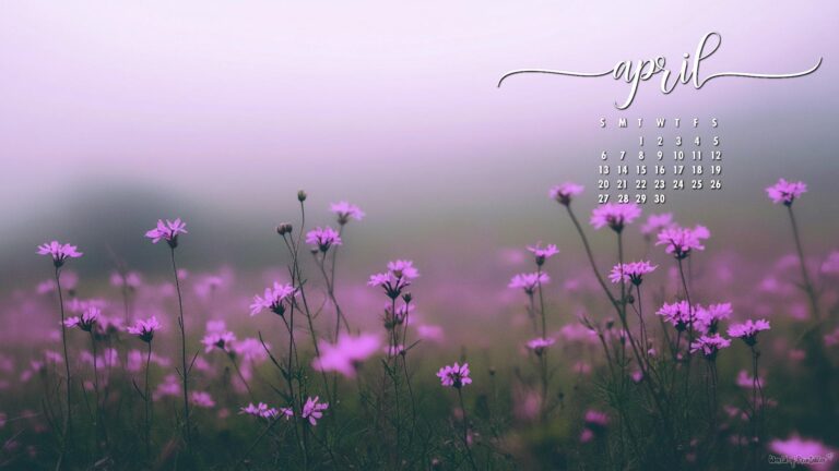 April Calendar Wallpaper | 125+ Best Desktop & Phone April Backgrounds