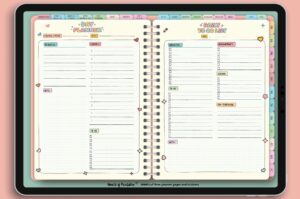 Candy Notes Digital Planner - World of Printables