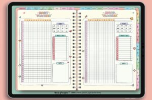 Candy Notes Digital Planner - World of Printables