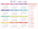 2025 Calendar With Holidays - Free Printables in 28 Unique Styles ...