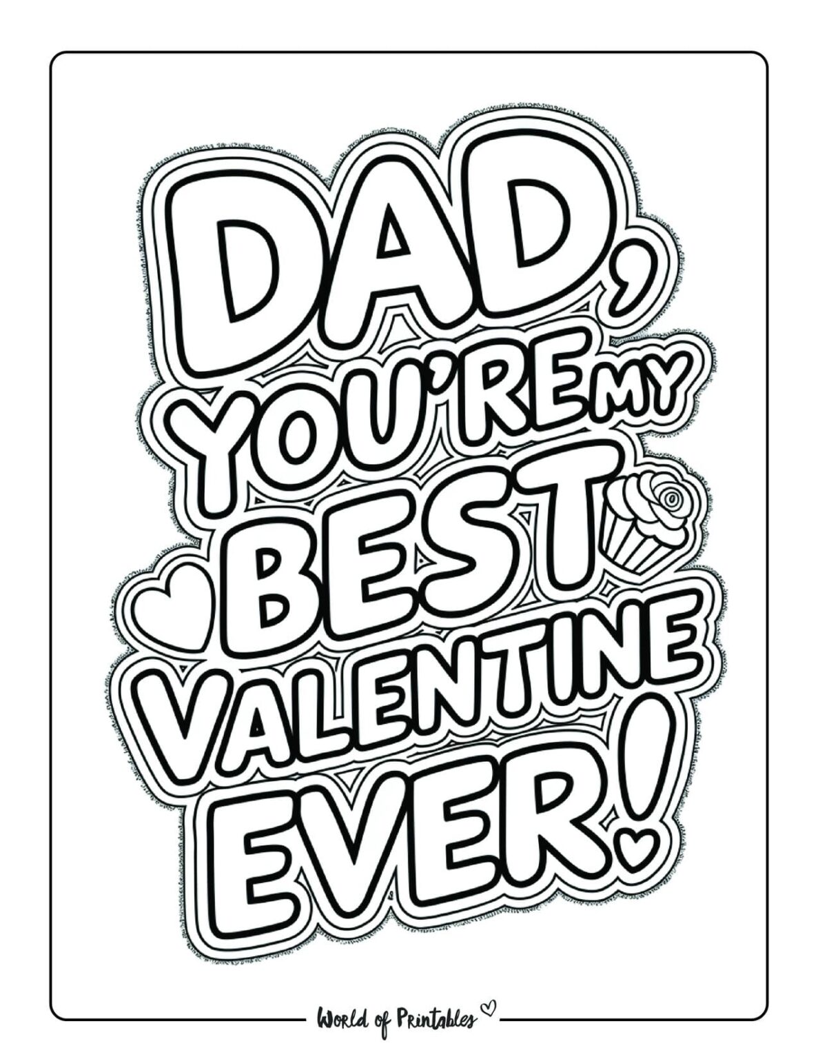 Valentines Day Coloring Pages - 160+ Free Printables To Color - World ...