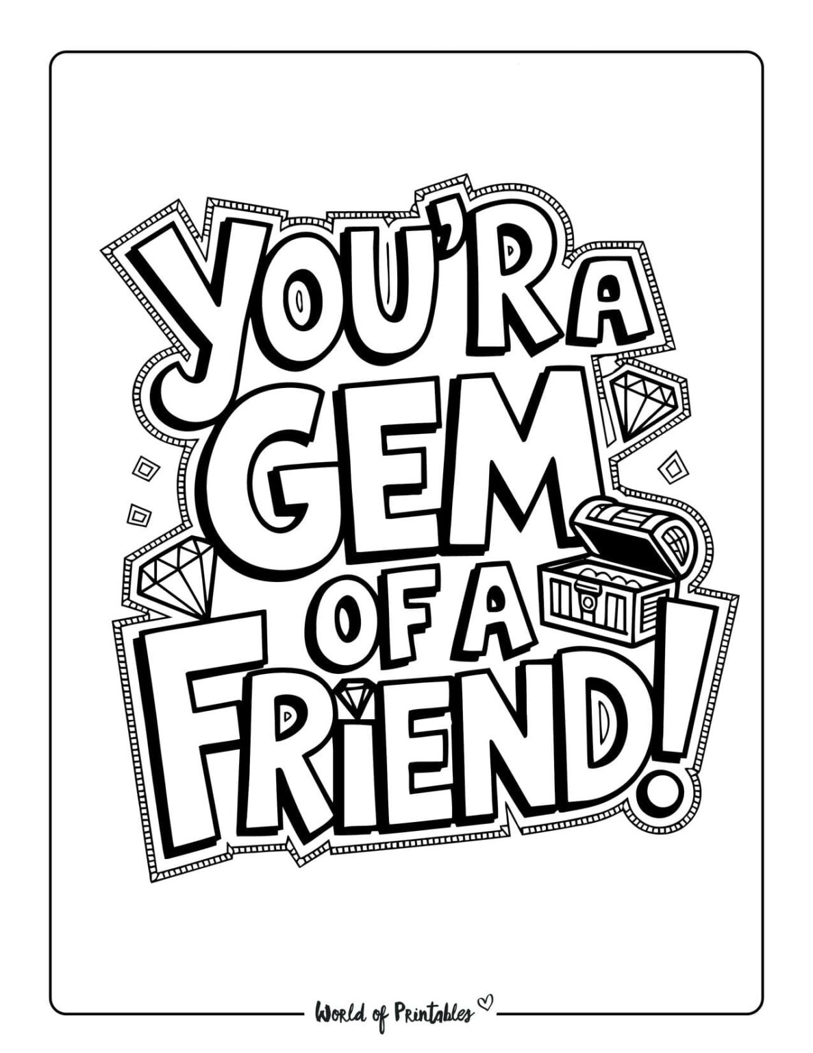 Valentines Day Coloring Pages - 160+ Free Printables To Color - World ...
