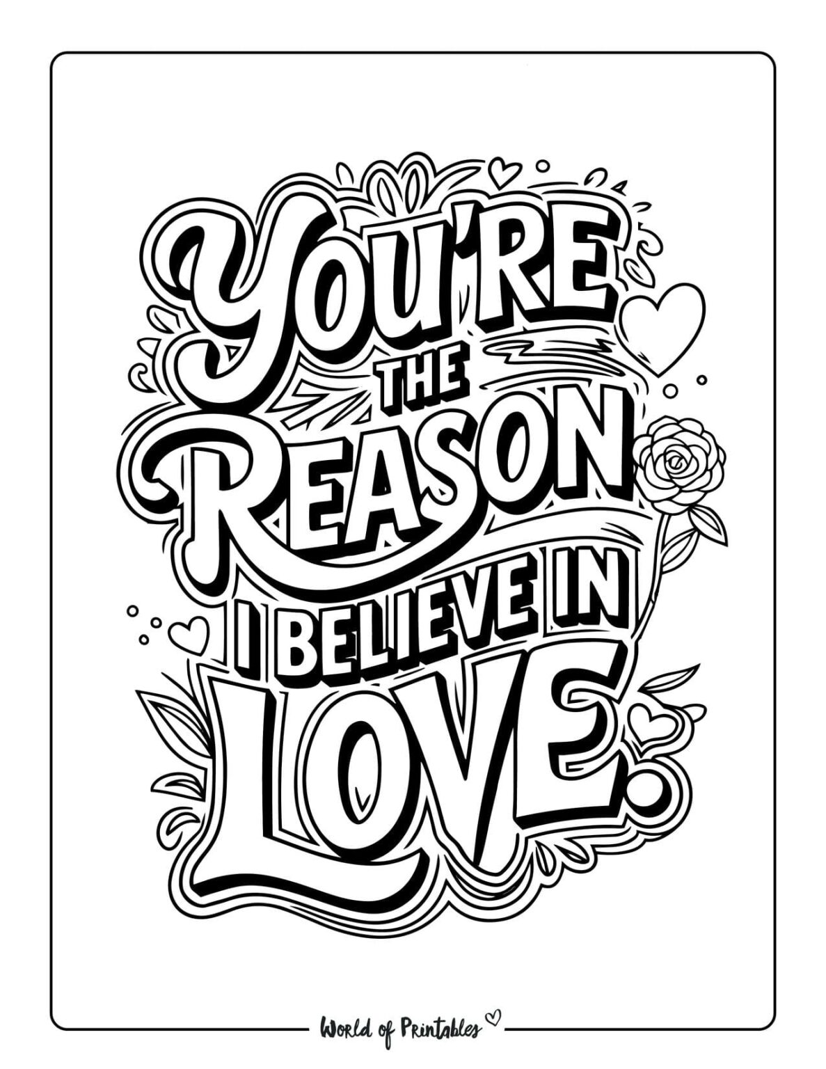 Valentines Day Coloring Pages - 160+ Free Printables To Color - World ...