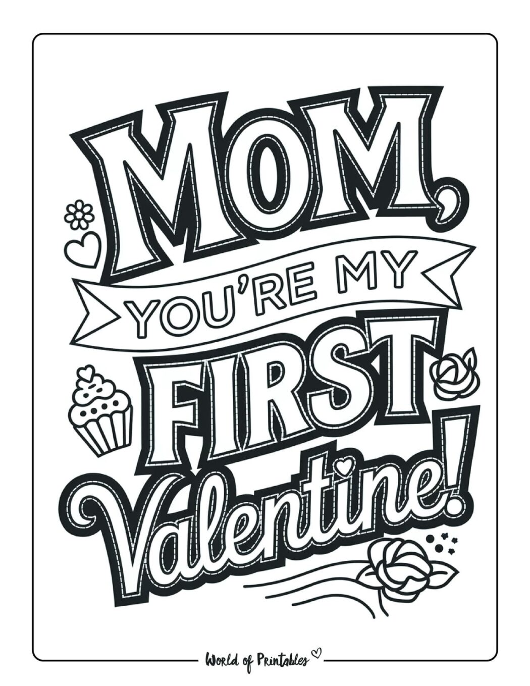 Valentines Day Coloring Pages - 160+ Free Printables To Color - World ...