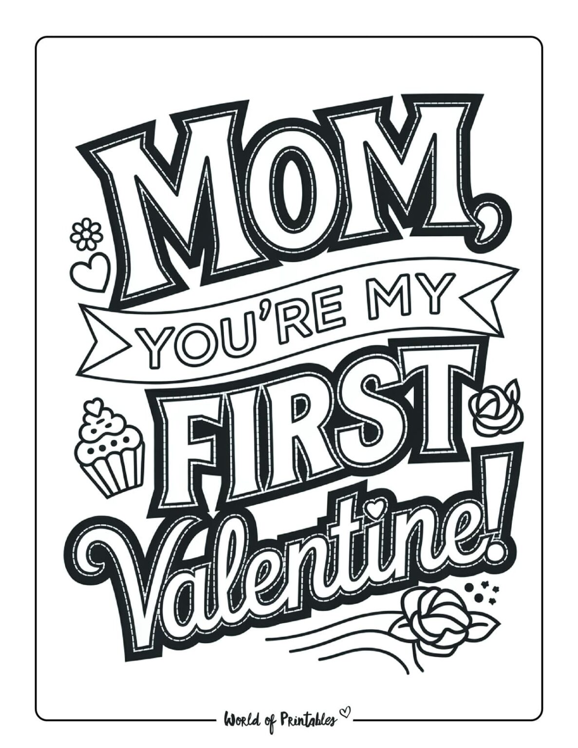 Valentines Day Coloring Pages - 160+ Free Printables To Color - World ...