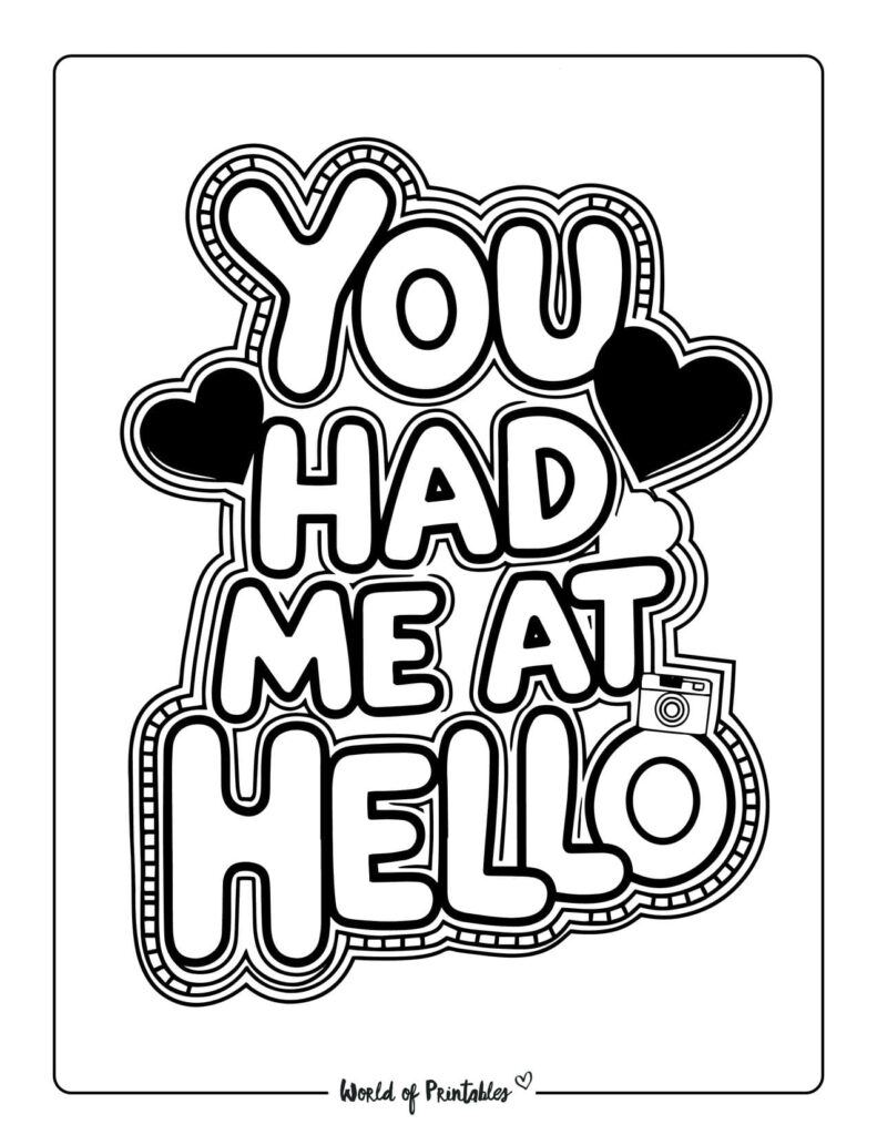 Valentines Day Coloring Pages - 160+ Free Printables To Color - World ...