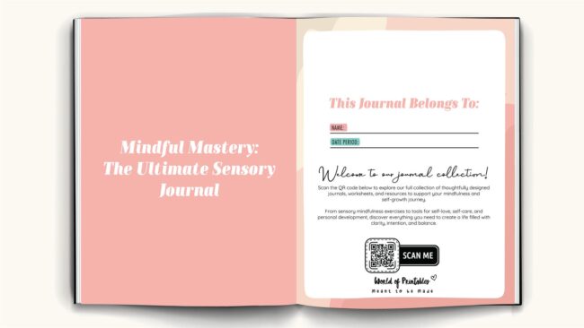 Awaken Your Senses: Discover the Mindful Mastery Sensory Journal ...
