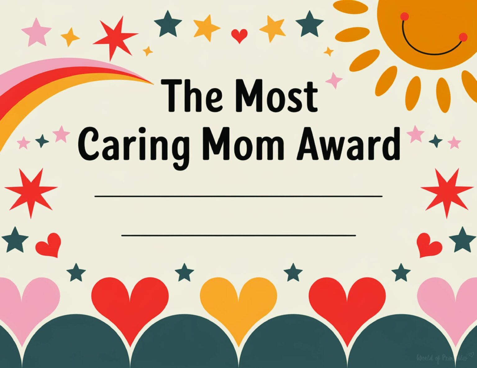 Printable Mother's Day Certificates - World of Printables
