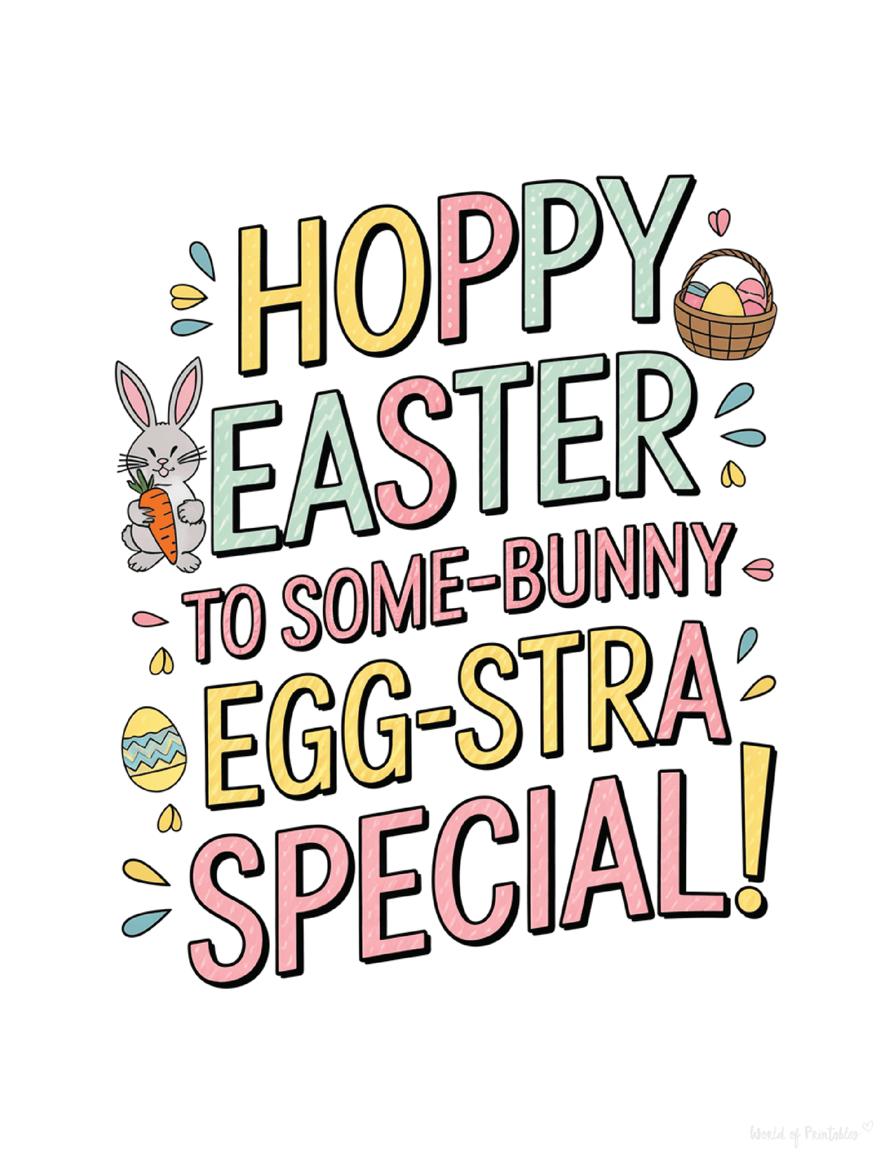 Free Printable Easter Cards – Save, Print & Fold! - World of Printables