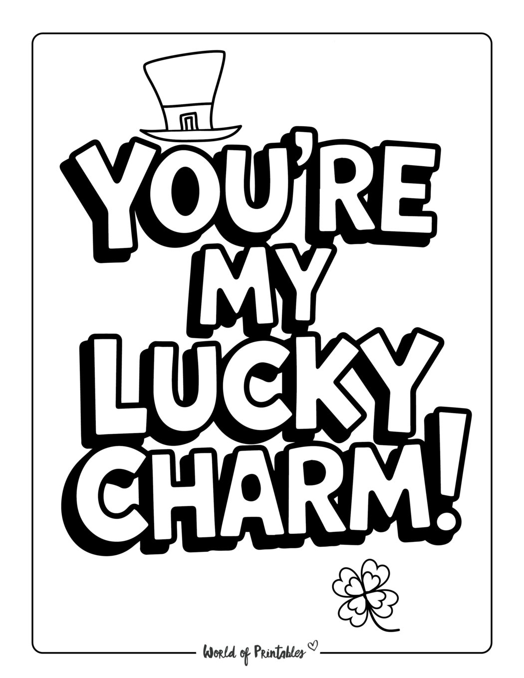 St. Patrick's Day Coloring Pages - World of Printables