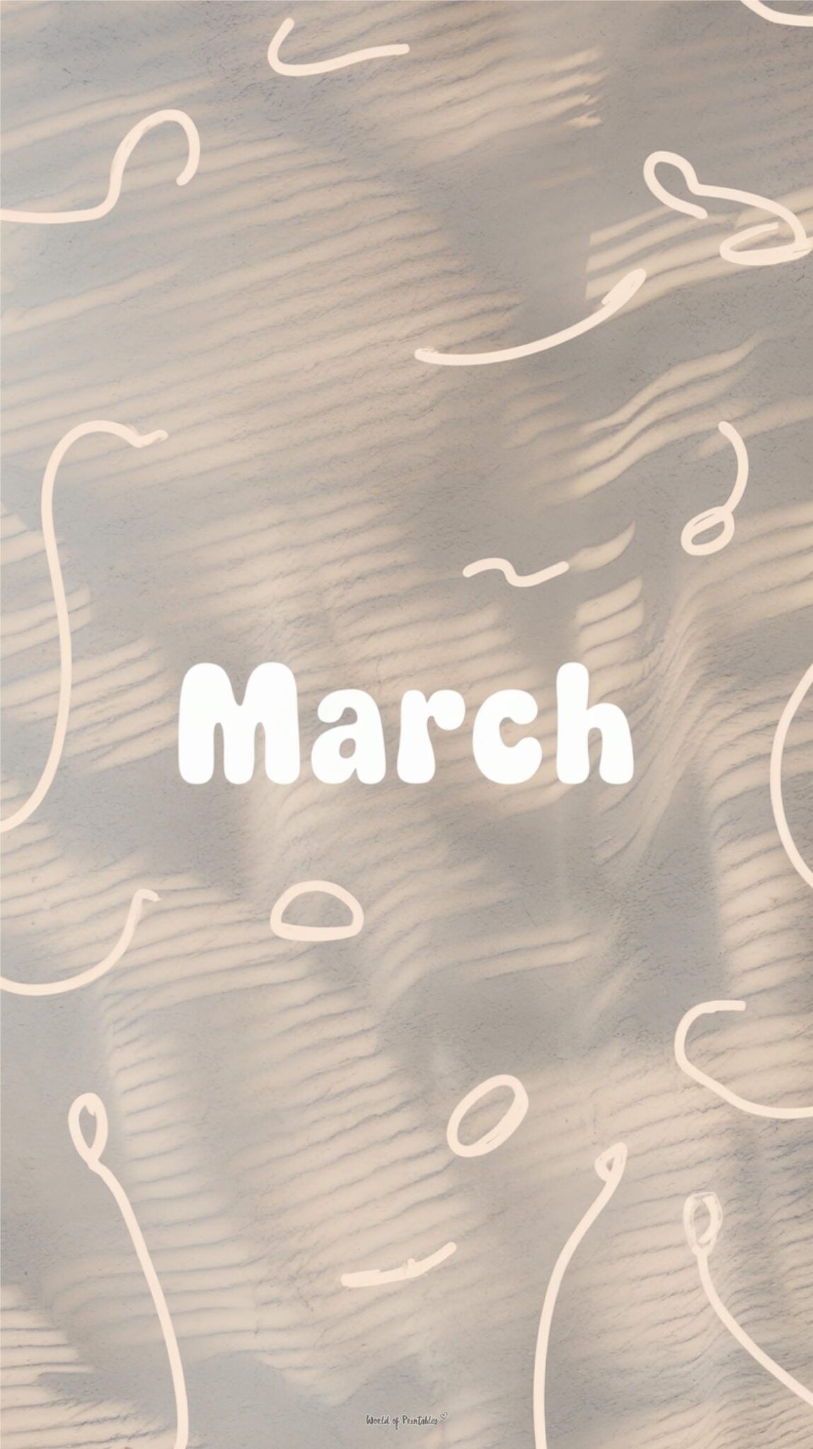 Hello March | 90 Aesthetic Wallpapers For Your Phone This Spring