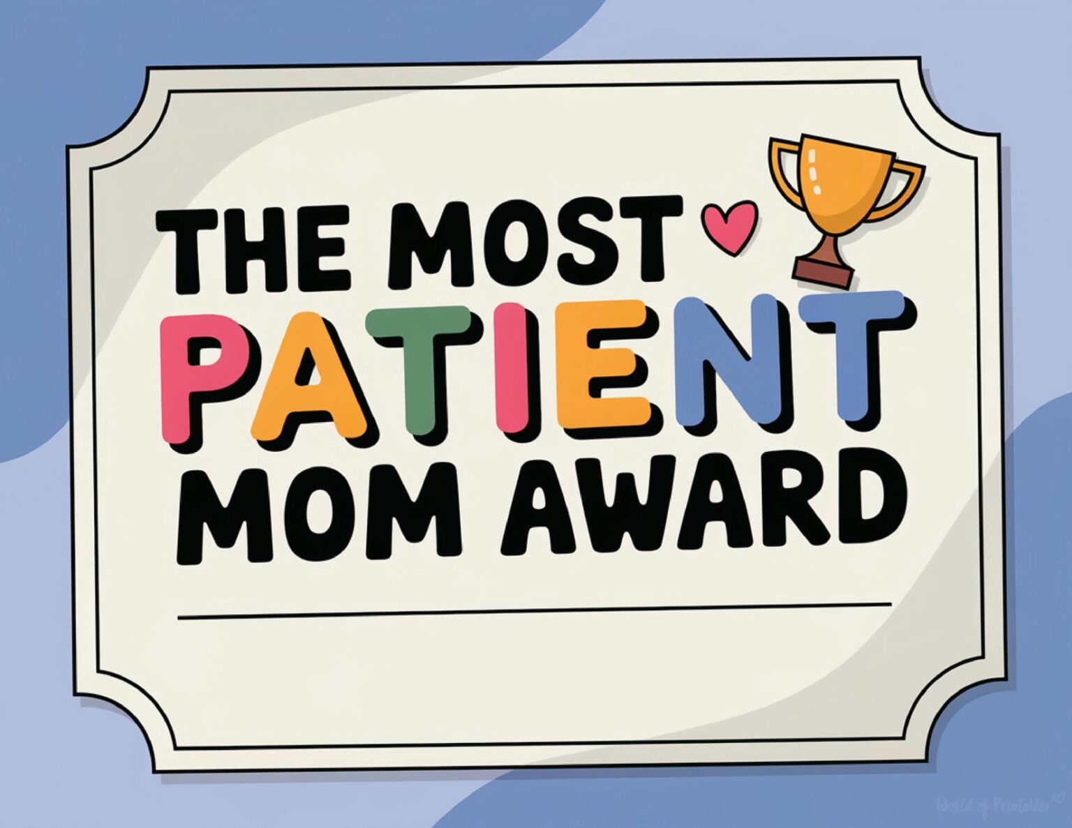 Printable Mother's Day Certificates - World of Printables