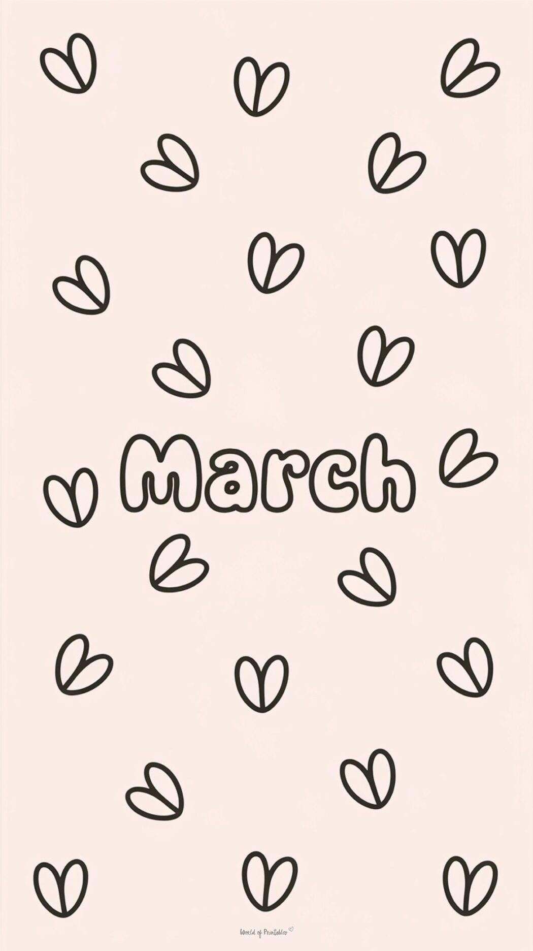 Hello March | 90 Aesthetic Wallpapers For Your Phone This Spring